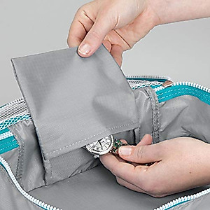 インターデザイン(Interdesign) Aspen Storage Case, 1.3 x 31.75 x 43.2 cm, Gray/Teal