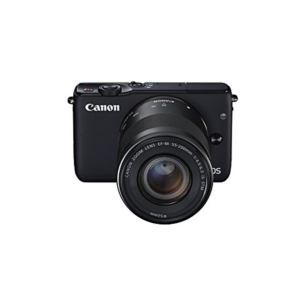 Canon EOS M10 Mirrorless Camera Kit EF-M 15-45mm f/3.5-6.3 and EF-M 55-200mm f/4.5-6.3 Image Stabilization STM Lenses (Black)