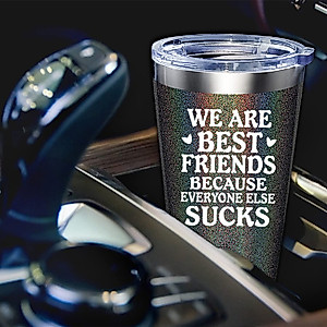 Fufendio Gifts for Women Friends - Best Friend Birthday Gifts for Women - Friendship Gifts, Valentines Day Gifts for Friend Female - Insulated Coffee Mug Tumbler Cup