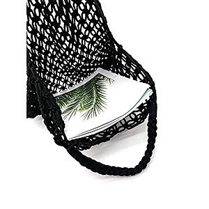 Lytosmoo Straw Beach Tote for Women Summer Beach Bag Woven Tote Bag Handbags