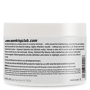 Wave King x Wavebuilder Honey, Defined My Waves Moisture Rich Wave Defining Treatment Conditioner