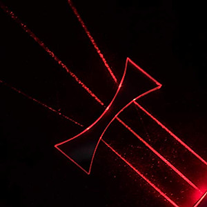 StayMax Concave Convex Lens Set Optical Glass Lens for Physics Teaching 2 Pack