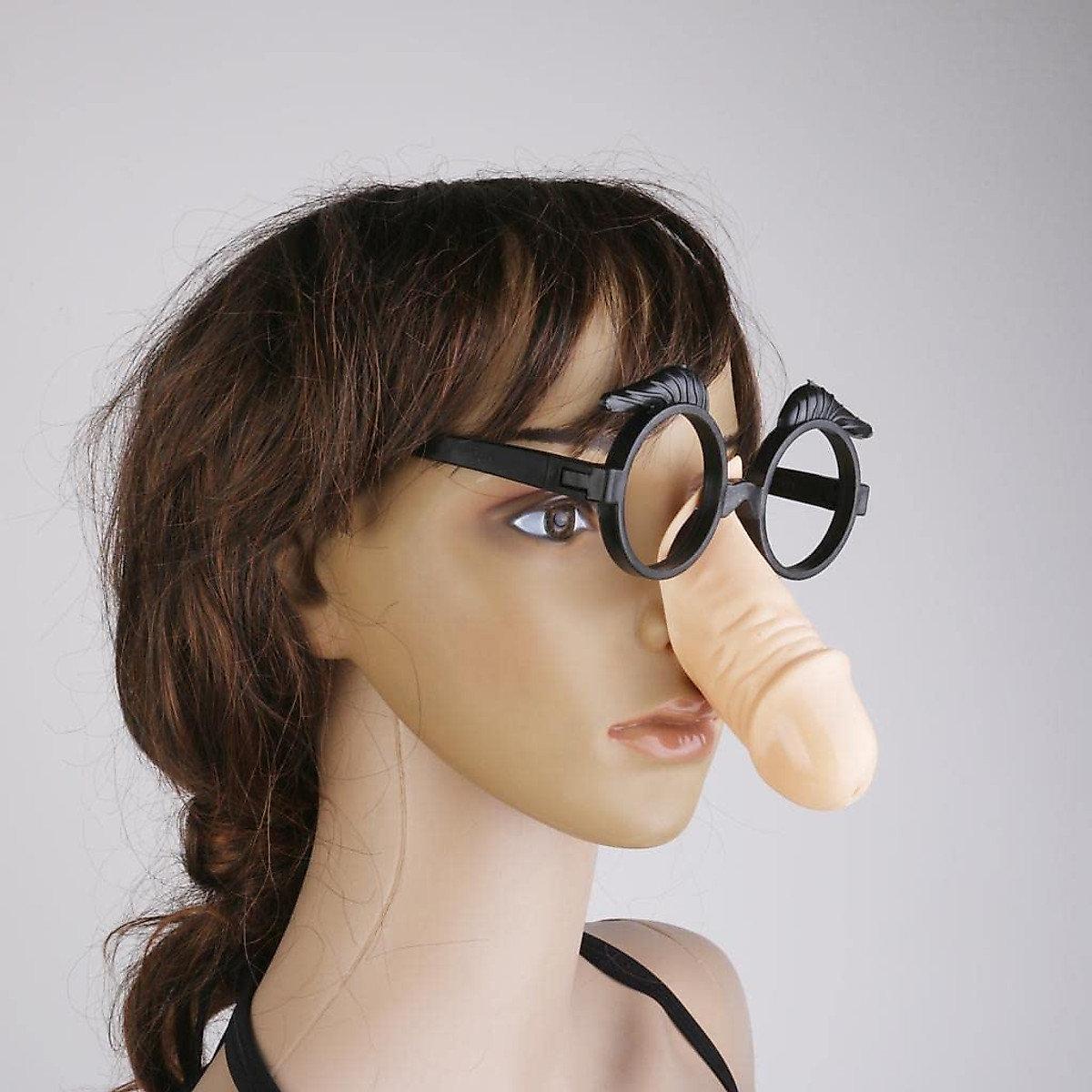 Colcolo 6X Toys Male Penis Nose with Eye Glasses Hen Party Supply