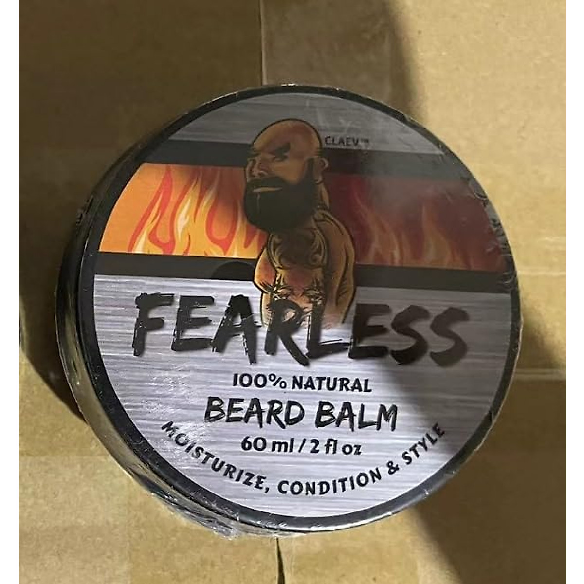 Claev Beard Balm (2 oz), 100% Top-Grade Natural Beard Conditioning & Styling Balm, Designed for Rugged, Active, or Outdoorsy Men, Includes Shea Butter, Vegan Beeswax, Cedarwood Oil, is a US Company