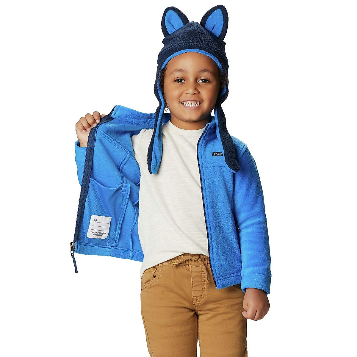 Columbia Toddler Boys Steens Mt II Fleece, Super Blue, 2T