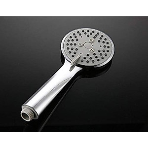 TECKI Kitchen Taps Brass Wall Mounted Bathroom Thermostatic Faucets Mixer Bath Shower Set With Round Shower Head Chrome Finish