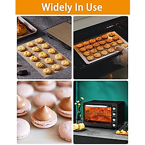 Silicone Baking Mat Roll 12" x 79", Non Stick Baking Sheet Cut to Size Silicone Mat, Reusable Air Fryer Liners, Heat Resistant Mats for Countertop, Oven Liners, Pastry Mat