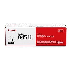 Canon Genuine Toner, Cartridge 045 Black, High Capacity (1246C001), 1 Pack, for Canon Color imageCLASS MF634Cdw, MF632Cdw, LBP612Cdw Laser Printer,High Yield Black