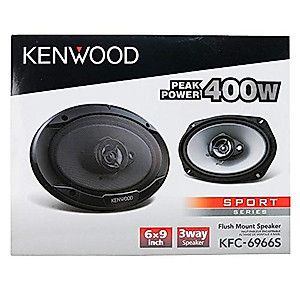 Kenwood KFC-6966S Speaker 3-Way Automotive Speaker