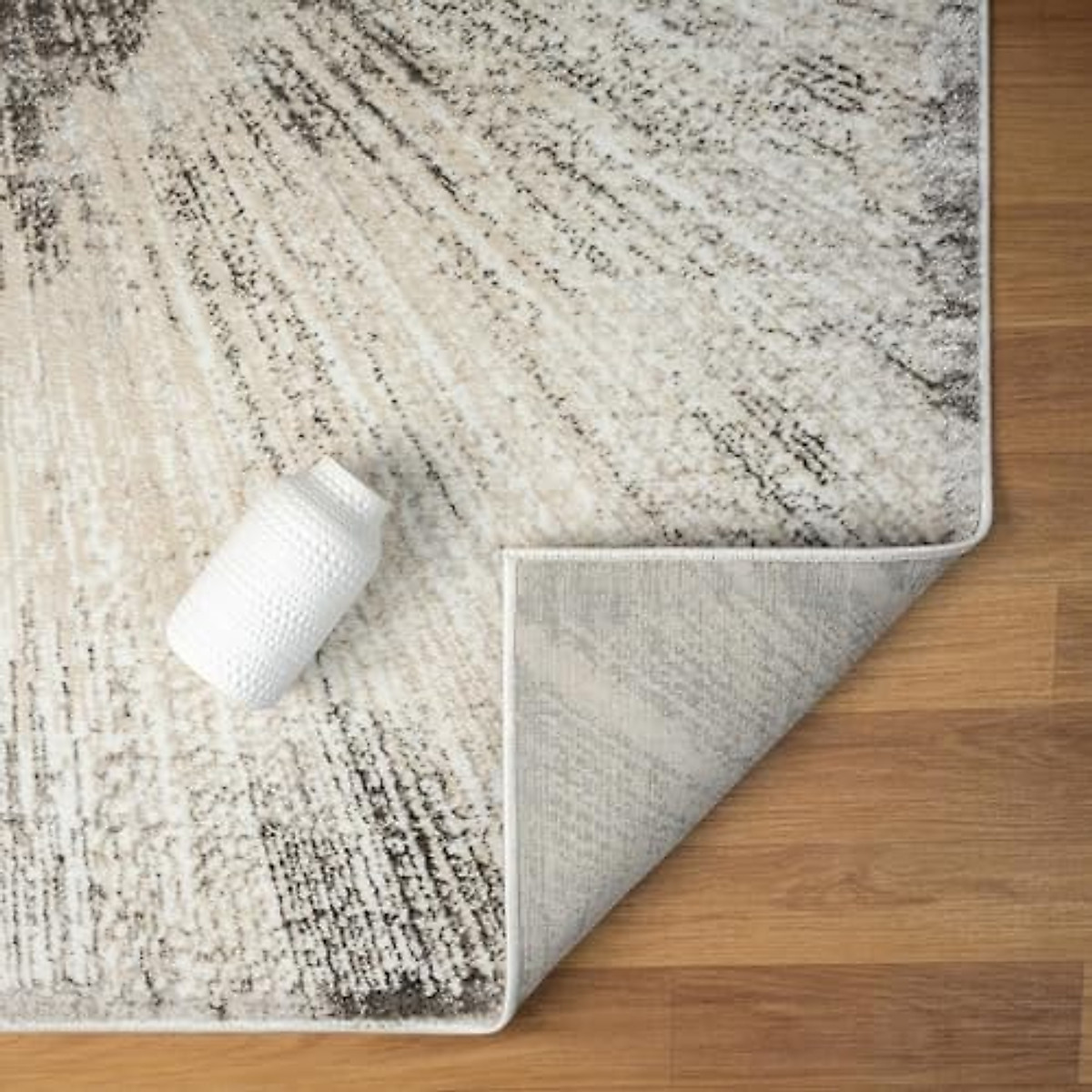 LUXE WEAVERS Abstract Spark Patterned Area Rug for Living Rooms,Gray,8'X10'