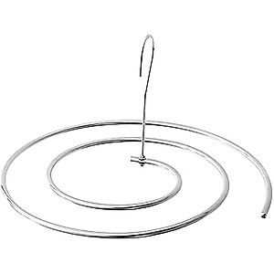 WAIKAS Spiral Sheet Hanger, 304 Stainless Steel, Space Saving Hangers for Sheets Bedspreads Coverlets Mattresses Tablecloths Sofa Covers Blankets Shawls Scarfs Capes (1-Pack)