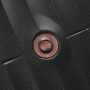 DELSEY Paris St. Tropez Hardside Expandable Luggage with Spinner Wheels, Black, 3-Piece Set (21/24/28)