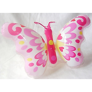 Henbrandt New Inflatable Butterfly Toy On Wrist Band Bracelet Hb