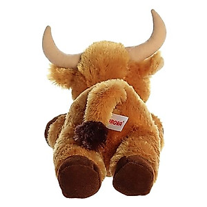 Aurora® Adorable Flopsie™ Toro Bull™ Stuffed Animal - Playful Ease - Timeless Companions - Brown 12 Inches