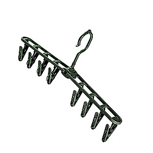 2pcs Collapsible Hangers c fold Towels Collapsible Laundry Drying Rack Foldable Clip Drip Hanger Clothes Drying Racks Folding Drying Rack Socks Holder Multi-Purpose Hanger Bra Clip