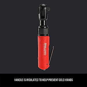 Craftsman CMXPTSG1007NB 3/8-inch Air Ratchet Wrench, Red