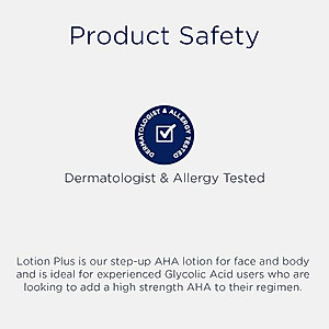 NEOSTRATA Lotion Plus Advanced AHA Exfoliating Lotion with Glycolic Acid For Face & Body, 6.8 fl. oz.