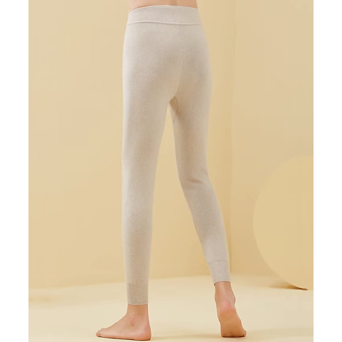 HNVAVQ Warm Thermal Pant Mens Thermal Trouser Underwear Winter Base Layer Bottom 97.2% Cashmere