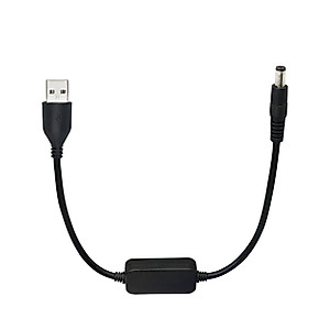 SinLoon 11.8" USB 5V to DC 12V Converter Step Up Voltage Converter Power Cable,for Camera, Desk lamp, Speakers, Blue Tooth Headset, and Other 5V Devices.(5.5 x 2.1mm)