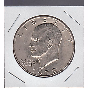 1972 Eisenhower $1 Choice About Uncirculated Details