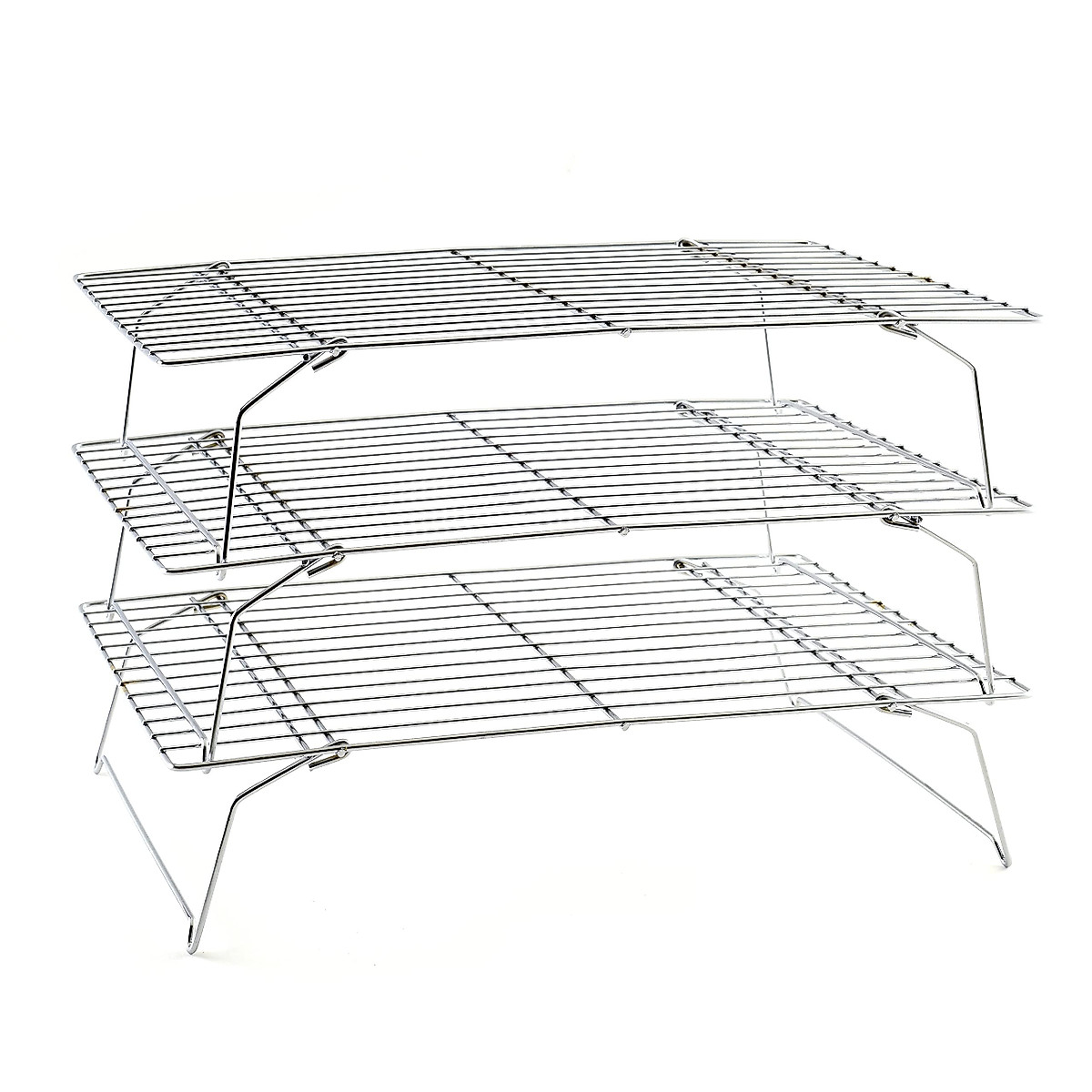 Norpro 3-Tier Stackable Cooling Rack Set, 12.5 x 18/32cm x 45.5cm