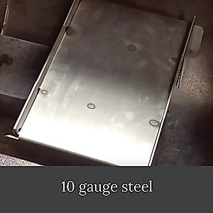 Smoke Daddy Heavy D: Pellet Grill Stick Burning Heat Diffuser | Heavy Duty Heat Baffle Pellet Smoker Accessory for Pellet Grills and Smokers | Authentic Hardwood Smoke Flavor in your Electric Pellet Grill | Replaces Existing OEM Heat Deflector