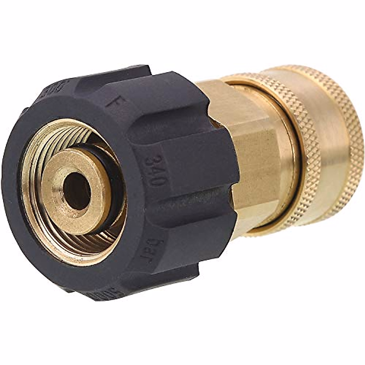 Tool Daily Quick Connect Socket for Pressure Washer Gun and Hose, 3/8 Inch Socket to M22 14mm Metric, 5000 PSI