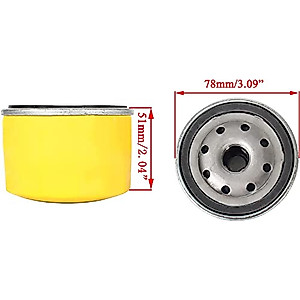 YTH22V46 Air Filter Oil Filter Tune Up Kit for Husqvarna YTH22V46 YTH24V48 YTH24V54 YTA24V48 YTA22V46 Poulan Pro PP20VA46 PB185A42 46’’ 48’’ Mower w/ 17.5hp 19.5hp 20hp 21hp B&S Engine