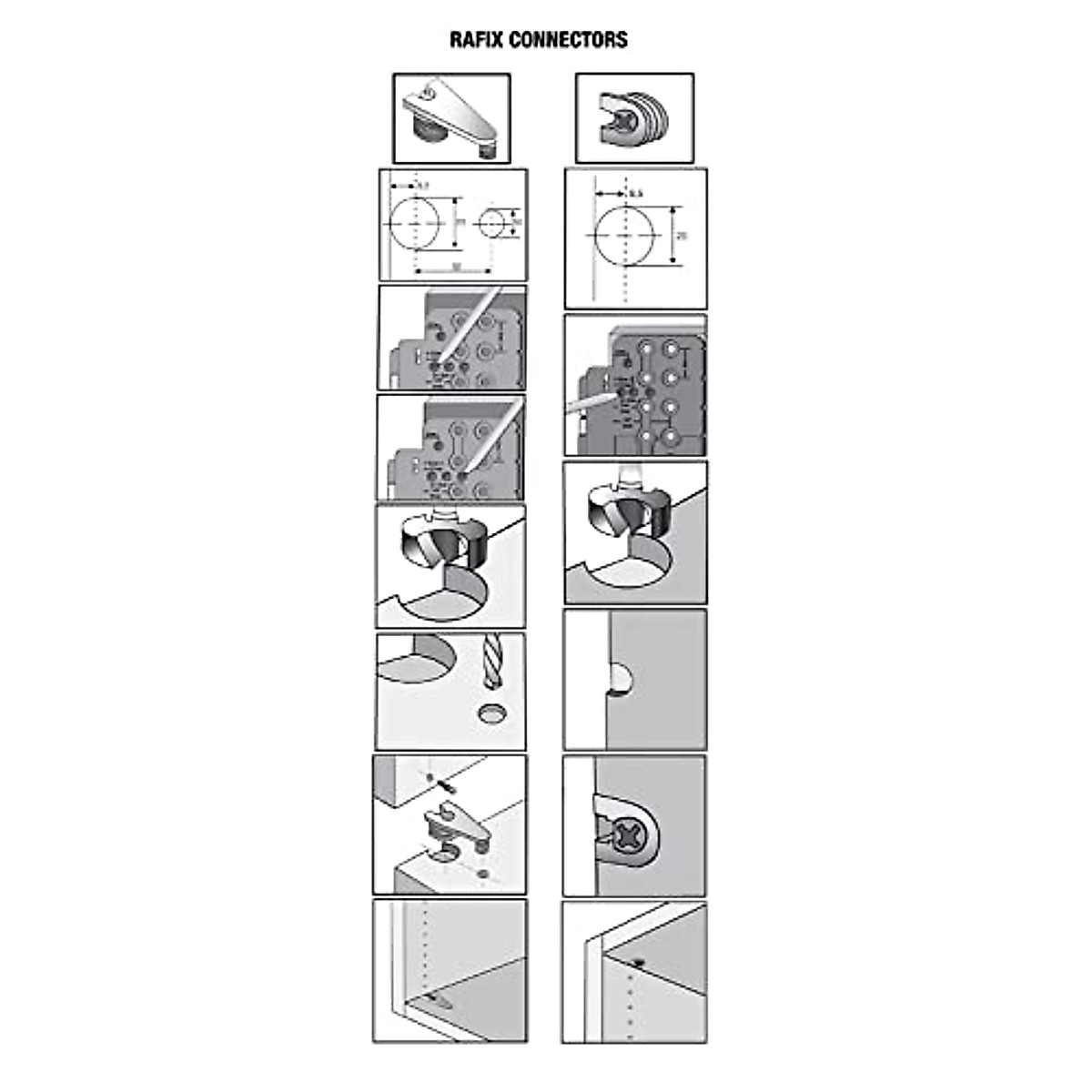 Milescraft 1316 CabinetMate - Shelf Pin Drilling Jig