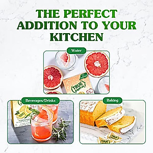 TRUE GRAPEFRUIT Water Enhancer (32 Packets) | Zero Calorie Unsweetened Water Flavoring | For Water, Bottled Water & Recipes | Water Flavor Packets Made with Real Grapefruit