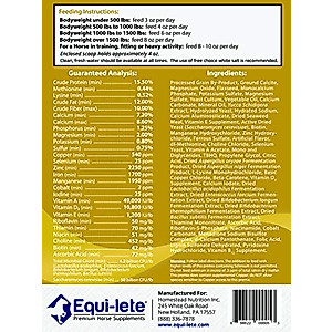 Equi-lete Premium Horse Supplements Triple Play (25 lb. Pail)