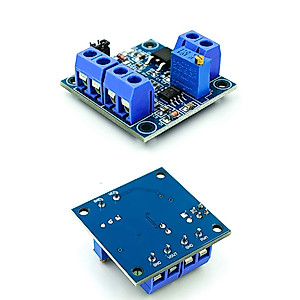 WSDMAVIS 2Pcs PWM to Voltage Module 0% -100% PWM Converted to 0-10V Voltage Digital Analog Signal Converter for PLC Signal Interface Switching