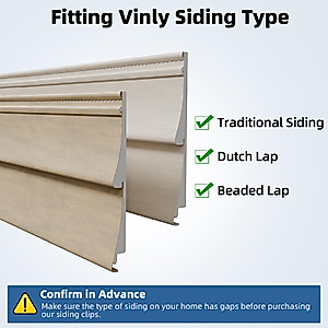 Goabroa Vinyl Siding Hooks 20 Pack, New Upgrade Siding Hooks for Home Security Camera Mount, No Hole Hanger Heavy Duty Stainless Steel Vinyl Siding Light Clips