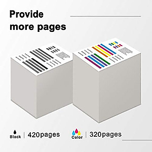 TEINO Remanufactured Ink Cartridge Replacement for HP 98 95 use with HP OfficeJet 100 H470 8030 6310 150 6300 DeskJet 5940 Photosmart 2575 2570 C4100 D5160 D5069 8050 (Black, Tri-Color, 2-Pack)