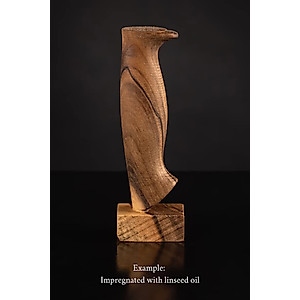 Knife Handle Material Wood Knife Handle Walnut 1 Piece - Handle Blanks for Knife Exotic Wood, Tool Handle Knife for Woodworking