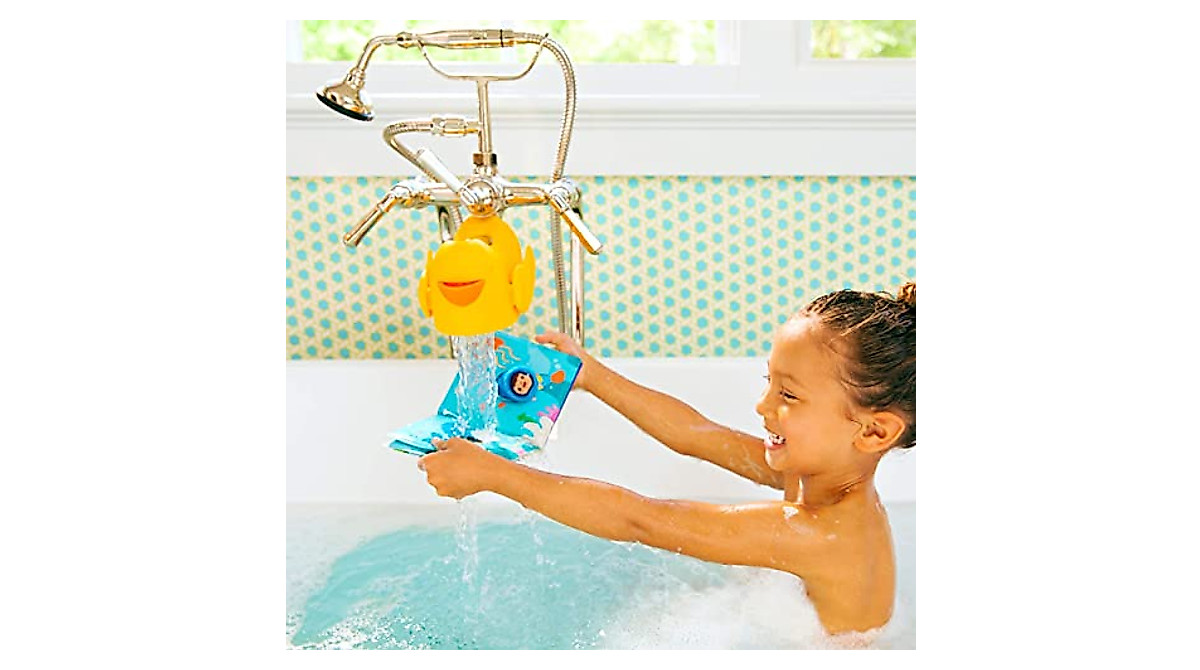 Munchkin Beak Bath Spout Cover with Bubble Dispenser | Safe & Fun Bath