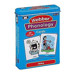 Super Duper Publications | Webber® Phonology Cards - Gliding | Speech Therapy - Phonology Flashcards | Educational Learning Resource for Children