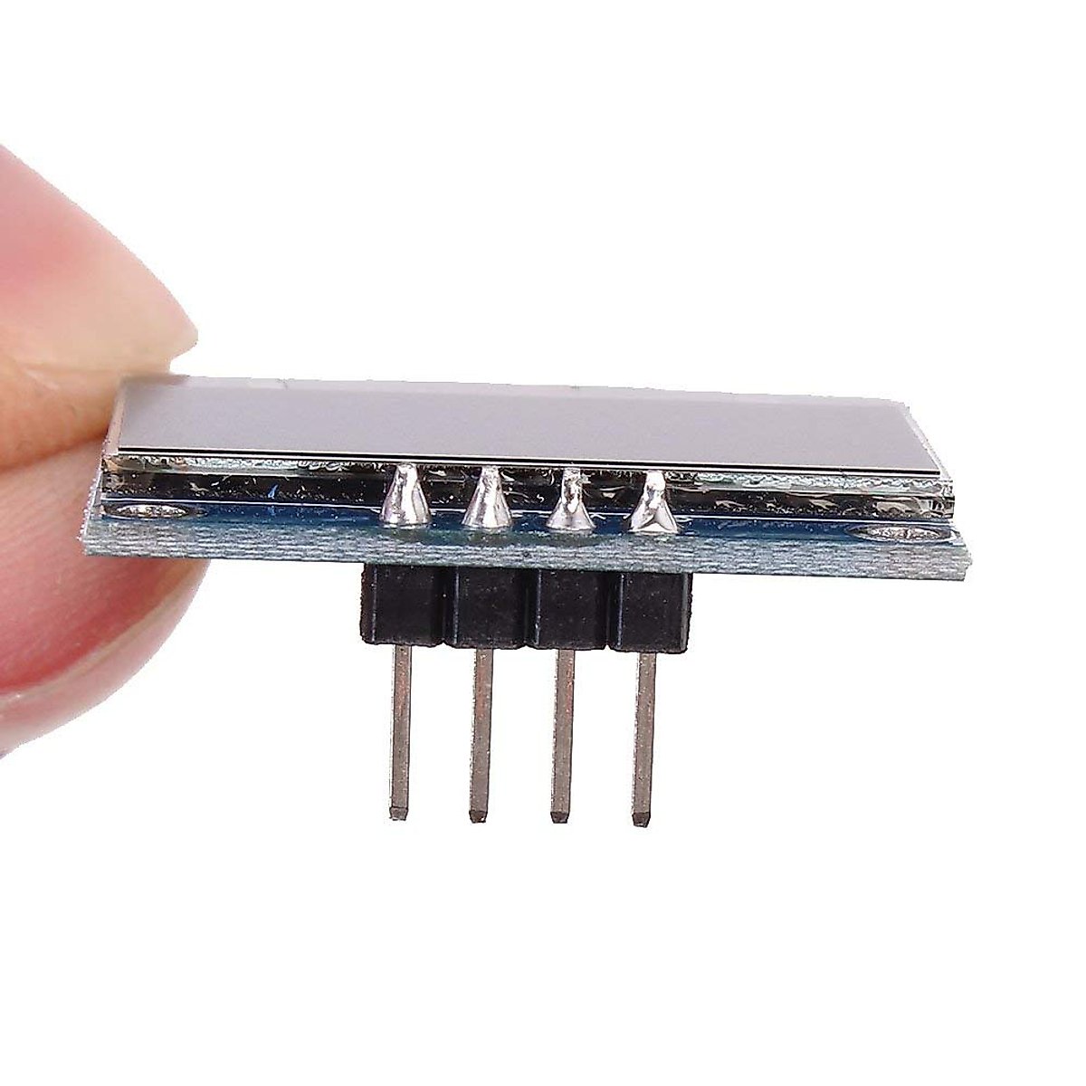 5PCS 0.96 Inch OLED Display Module, PEMENOL 128 x 64 Pixel I2C IIC Serial 1 OLED LCD Display Module with SSD1306 Driver for Arduino Raspberry Pi and ESP8266（White Light）