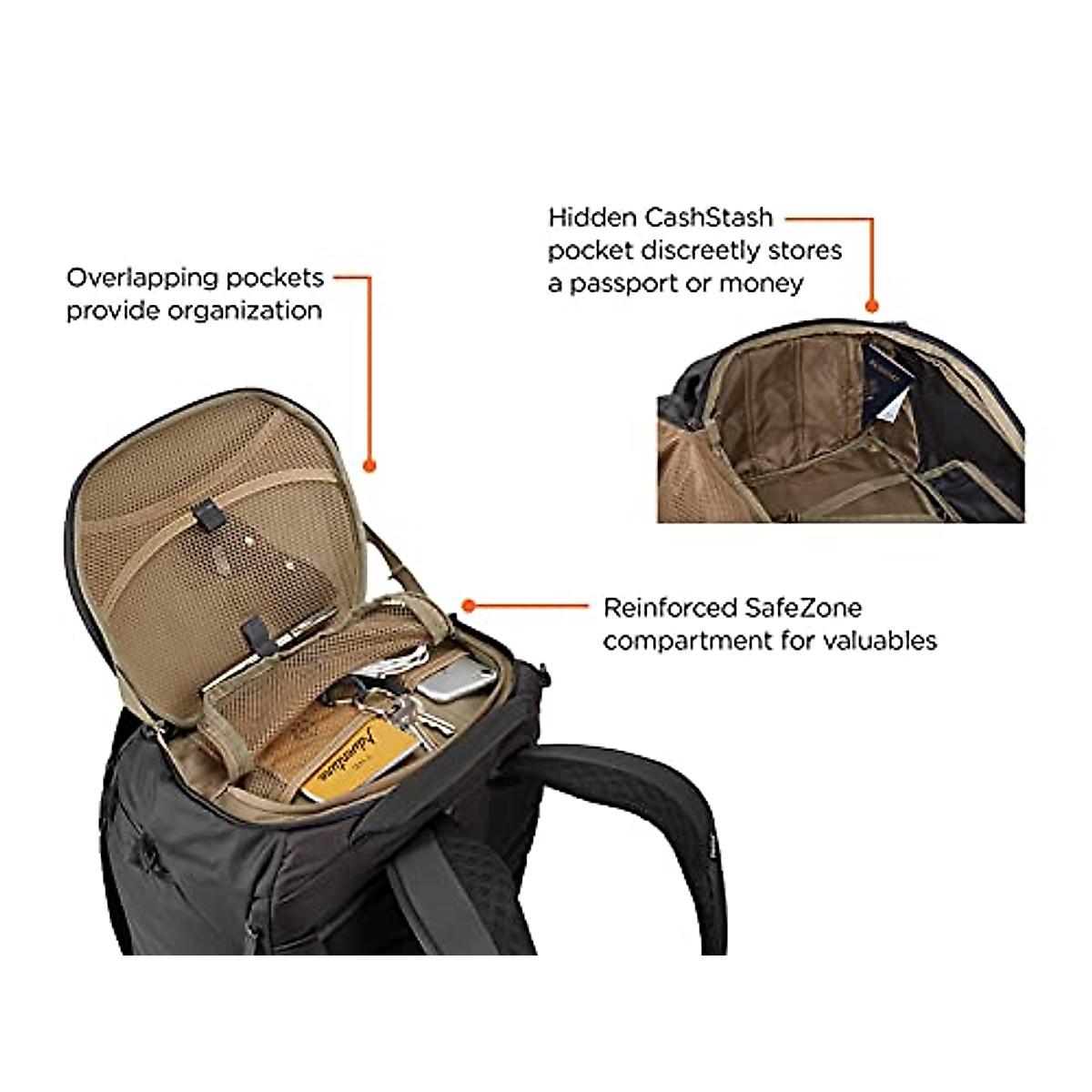 Thule Landmark 40L Travel Pack, Obsidian