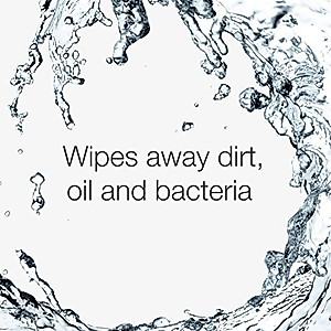 Neutrogena Oil Free Facial Cleansing Makeup Wipes with Pink Grapefruit, Disposable Acne Face Towelettes to Remove Dirt, Oil, and Makeup for Acne Prone Skin, Value Twin Pack, 2 x 25 ct