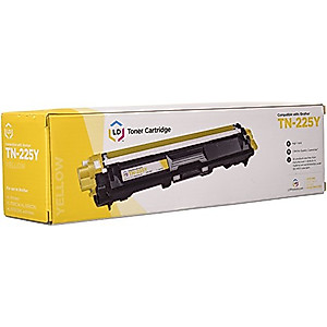 LD Compatible Toner Cartridge Replacement for Brother TN225 TN225Y (Yellow)