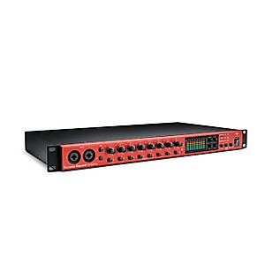 Fo­cus­rite Clar­ett+ Oc­to­Pre Pro­fes­sion­al Qual­ity 8-in/8-out ADAT Mic Preamp for Mu­sic Pro­duc­tion, with High Dy­nam­ic Range, Ul­tra-low Noise, and All-ana­logue Air