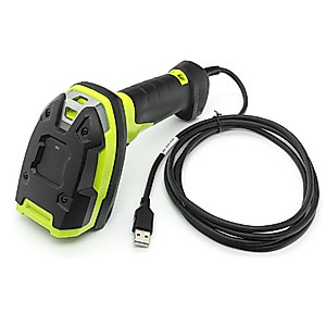 CARPSDZY CBA-U46-S07ZAR Shielded USB Cable for Zebra Symbol DS3608 DS3678 DS8108 DS8178 LI3608 LI3678 DS3600-KD Handheld Barcode Scanner, USB-A Connector, 7ft (2 m) Straight, BC 1.2, DC 5V