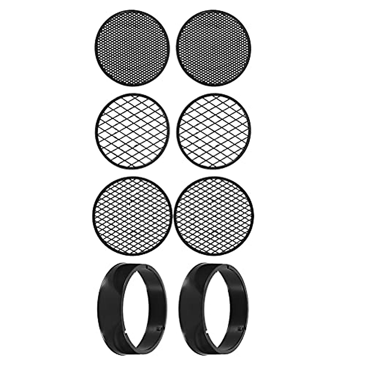 2 garden soil sifter Sets Garden Riddle Sieve Mesh Garden Mini Metal Stackable Sifting Pan Soil Sand Sieve Gardening Tool Riddle Soil Sieve Set Garden Soil classifier sifting pan Supplies soil sieve