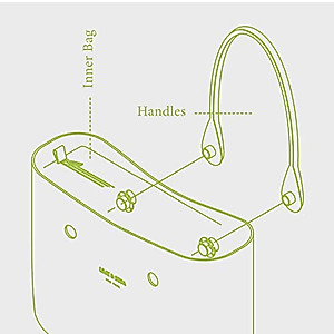 Lime & Soda Women’s Handbag - Made of Foam Rubber - EVA bag with Rope Handles - Women Lightweight Tote Bag (Acqua1)
