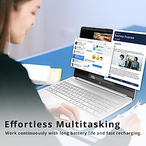 HP 14" FHD IPS-Type Lightweight Laptop, AMD Ryzen 3-3250U, 32GB RAM, 1TB PCIe SSD, AMD Radeon Graphics, True Vision HD Camera, Wi-Fi 5, Bluetooth, Win 11, Silver, 32GB USB Card