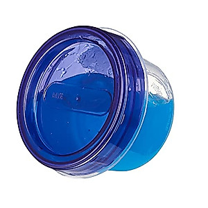 Elegant Disposables Baby Food Storage Containers 4 oz Food Storage Jars with Color Twist Lids Plastic Freezer Storage Pack of 24