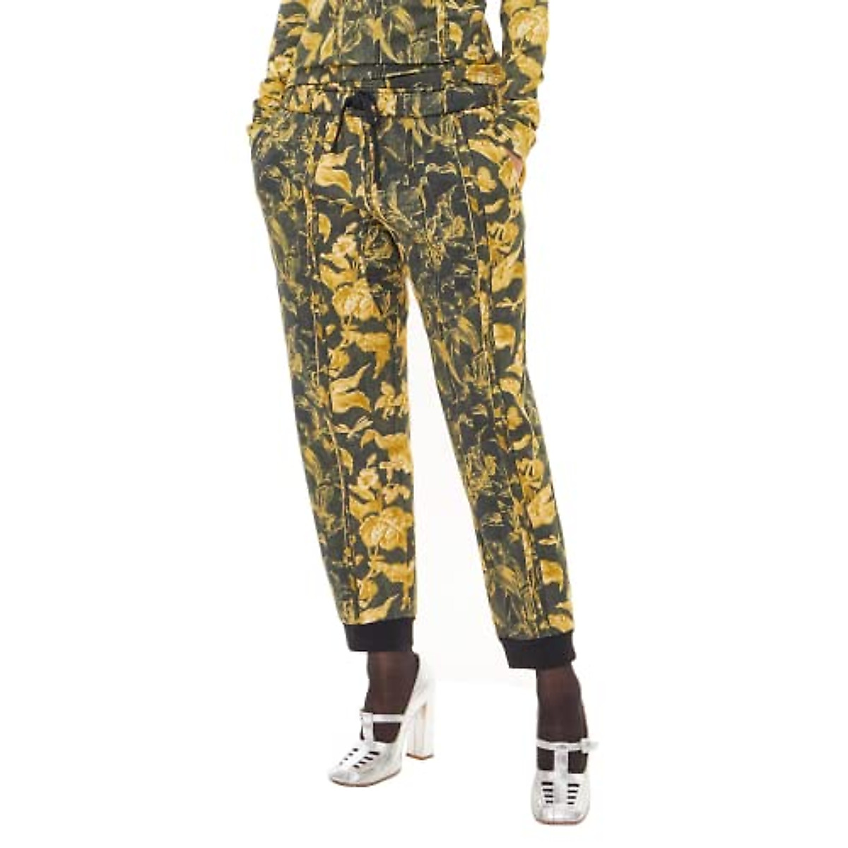 Gary Graham 422 unisex adult Patched Sweatpants, Army Floral, Large US