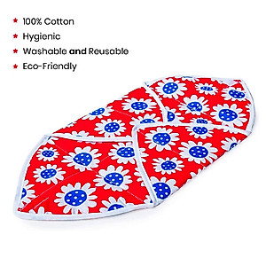 HealthAndYoga™ Roti, Tortilla & Breads Covering Cloth - Square Shape Cotton Cloth - Cotton Wrapping Cover