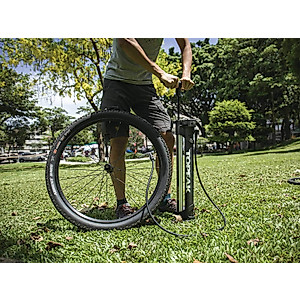 Topeak Joe Blow Booster Floor Pump w/SmartHead DX3 (TJB-BST3), Black, 29.1” X 9.8” X 7.3” (62002365AFFP)